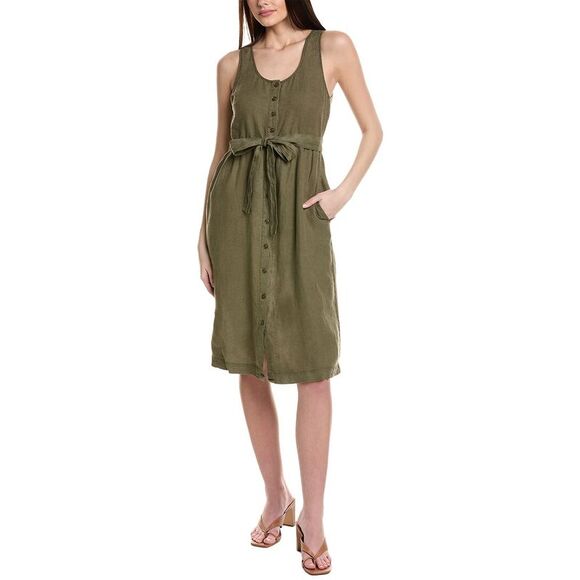 Michael Stars | Dresses | Michael Stars Lulu Buttondown Linen Midi ...